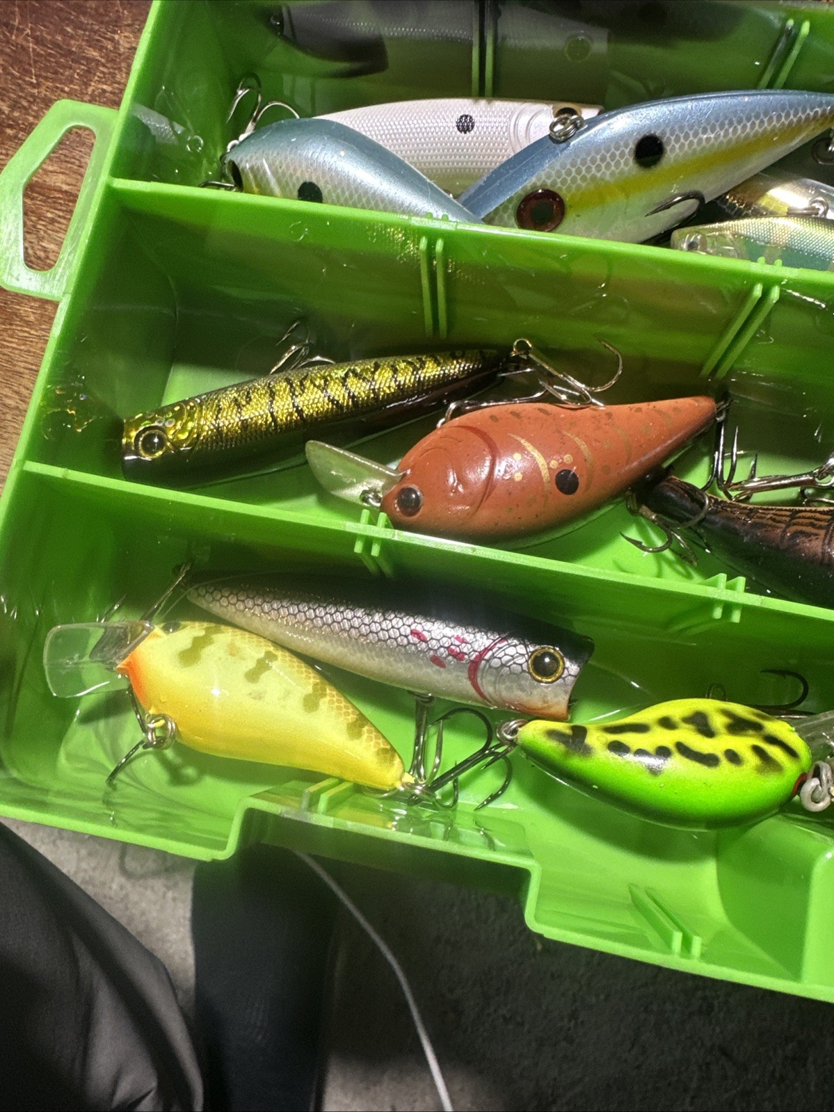 Vintage Bass Fishing Lures Lot Crankbaits In BPS Box | eBay