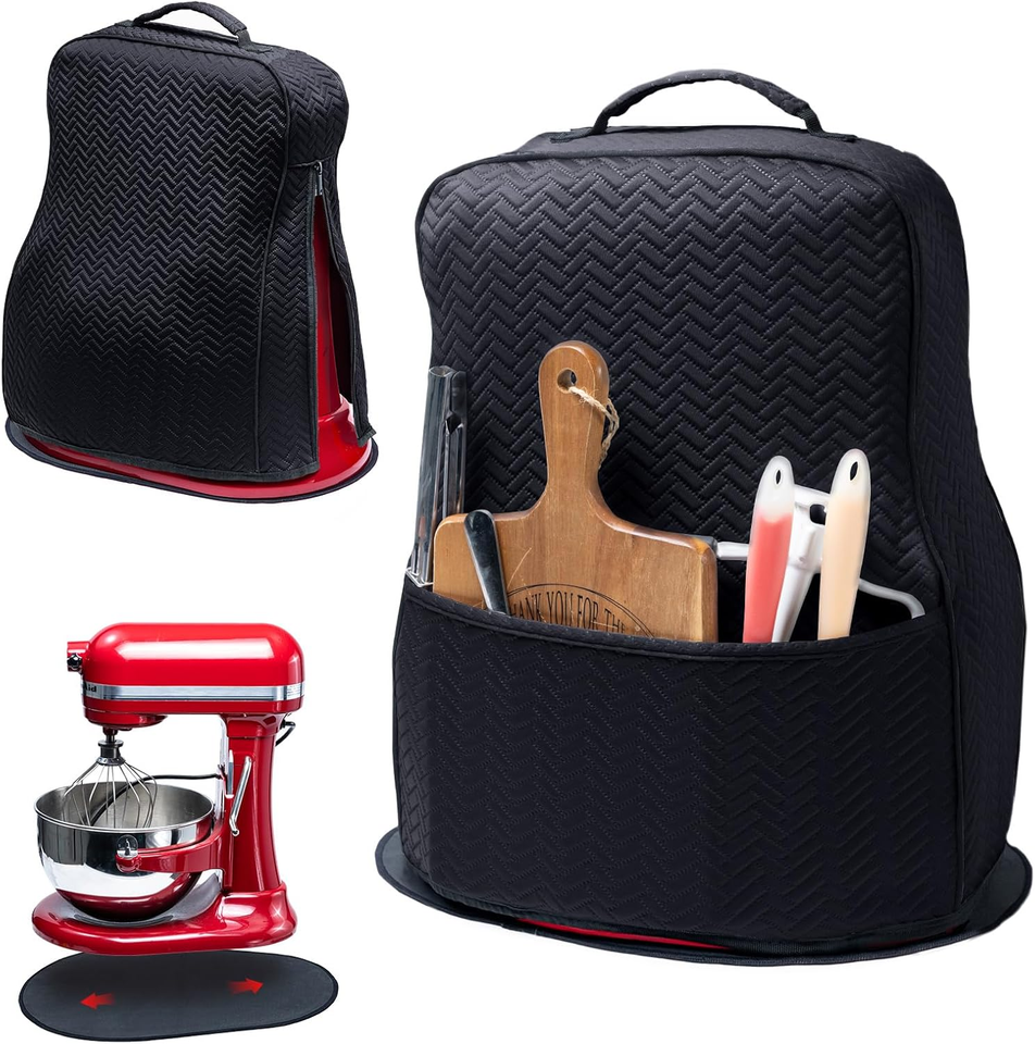 Stretchy Stand Mixer Cover with Appliance Slider– Washable Applicance ...