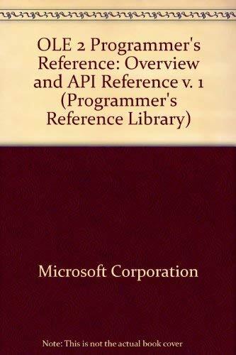 Overview and API Reference (v. 1) (..., Microsoft Corpo 9781556156281| eBay