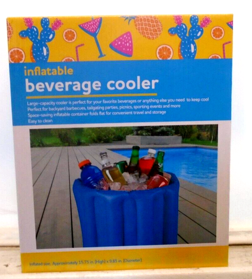 Large Capacity Inflatable Beverage Cooler Picnics Pool Party Tailgating ...
