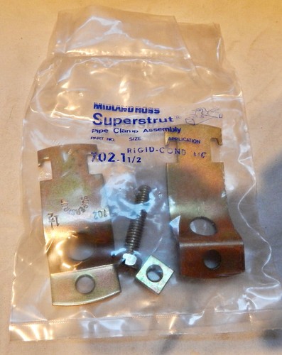 Superstrut 702 1 1/2" Pipe Clamp Rigid You Choose How Many You Need NOS ...