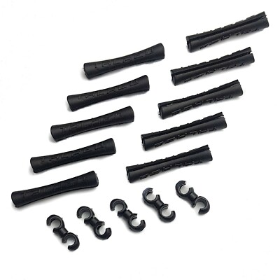 10 Bicycle Bike Outer Cable Frame Protector MTB Road 5 Cable Clips ...