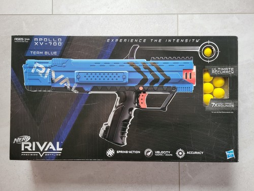 NERF Rival Apollo XV 700 Spring Action Blaster Gun Blue NEW Unopened | eBay