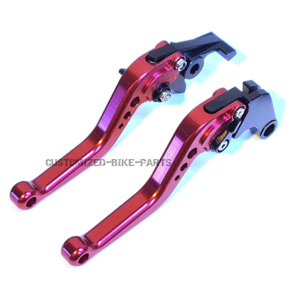 Short Red Clutch & Brake Levers For Lexmoto LXR 125 Euro 5 SY125-10-E5 ...