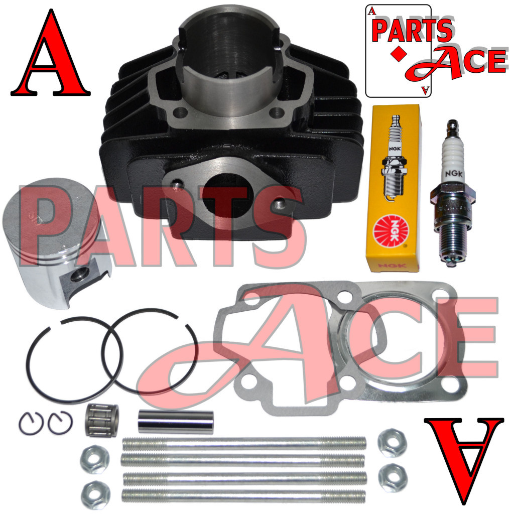 Yamaha Yf60 YF 60 Four-Zinger Piston Rings Cylinder Head Gasket Top Kit ...