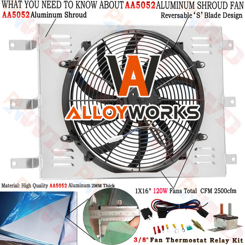 Aluminum Radiator Shroud Fan For 1949-52 Studebaker 2R5 2R11 2R16 Truck ...