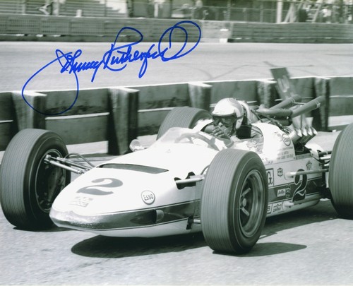 JOHNNY RUTHERFORD AUTOGRAPHED 1974 1976 1980 WINNER INDY 500 8 X 10 ...