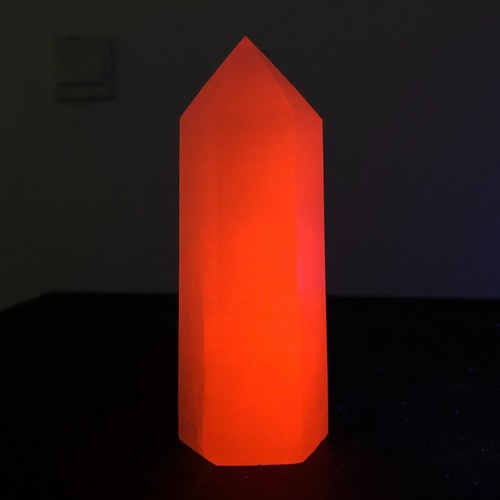 280g Natural Fluorescent Effect Pink Calcite Specimen Crystal Quartz ...