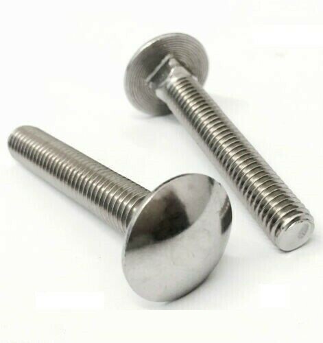 M10 A2 STAINLESS STEEL CARRIAGE BOLTS / CUP SQAURE COACH SCREWS BW | eBay