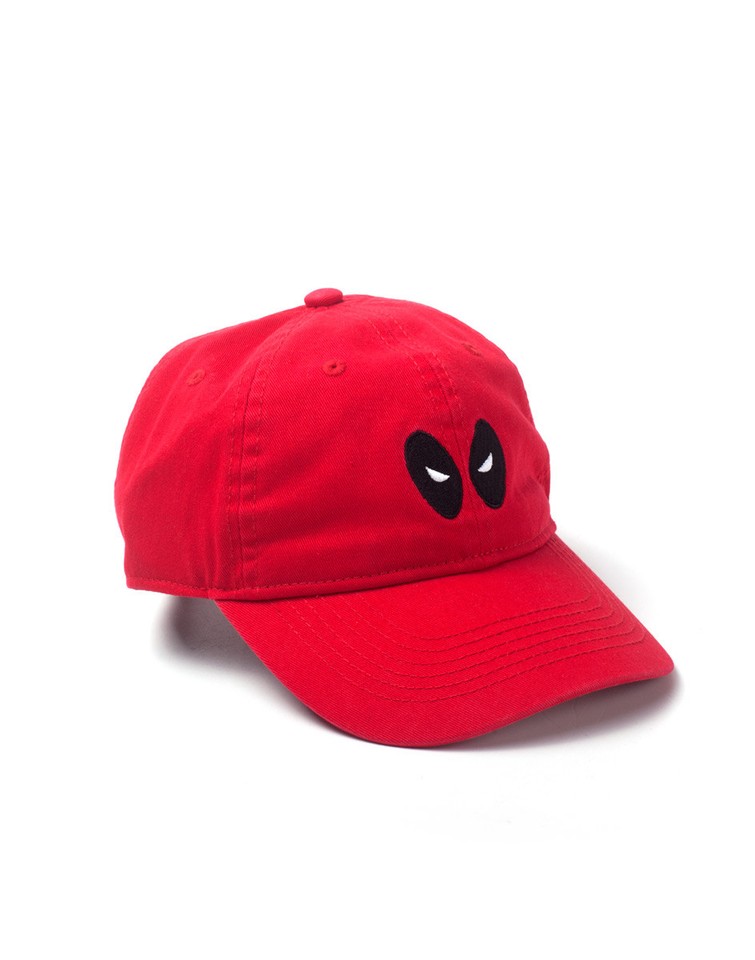 OFFICIAL MARVEL COMICS DEADPOOL EYES STRAPBACK BASEBALL CAP DAD HAT ...
