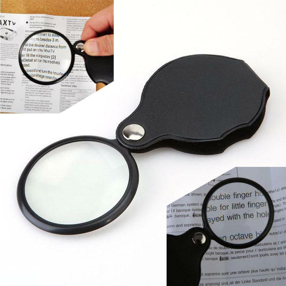 Folding Mini Pocket Jewelry Magnifier Magnifying Eye Glass Loupe Lens ...