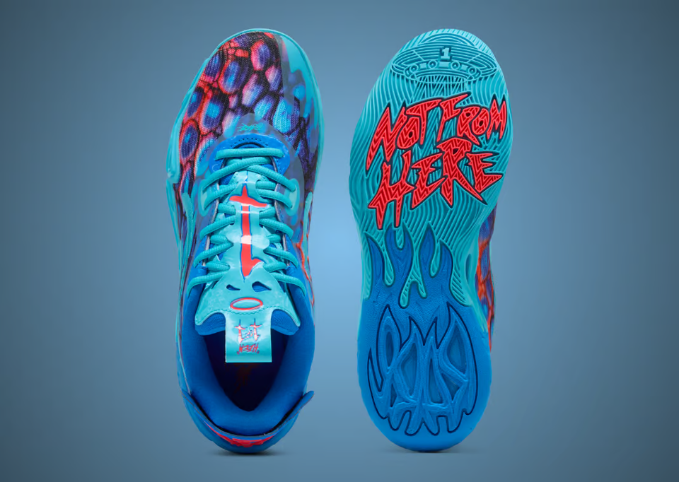 PUMA x LAMELO BALL MB 4 Low Alien Skin 311318_01 Men 8-13 GS 4-7 PS 11 ...