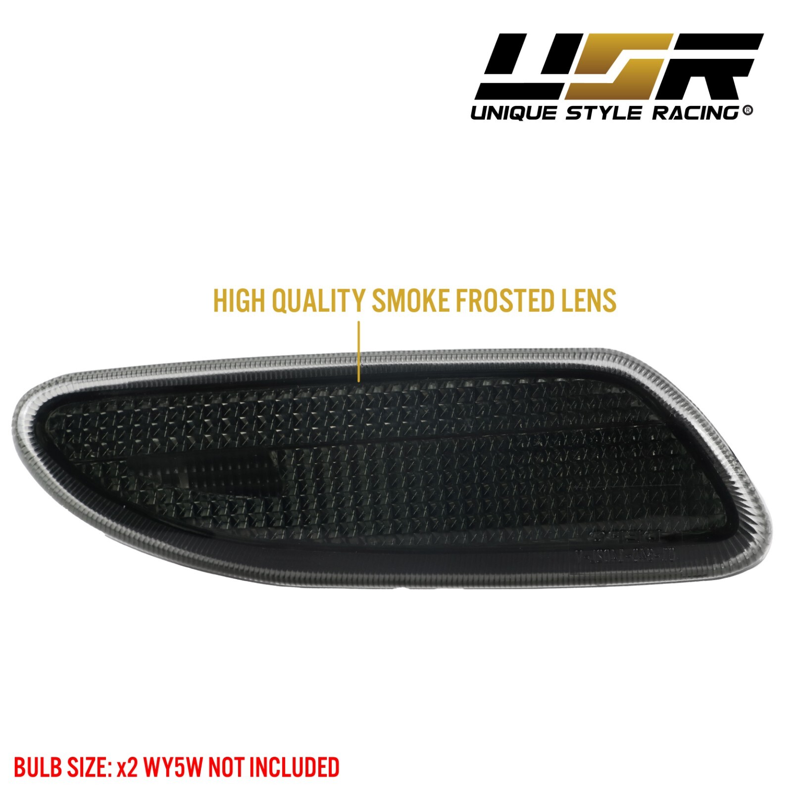 DEPO Smoke Bumper Side Marker Lights For 2001-2007 Mercedes Benz W203 C ...