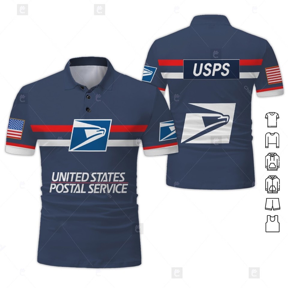 USPS 3D All Over Printed, New USPS Funny American USA Unisex Free ...