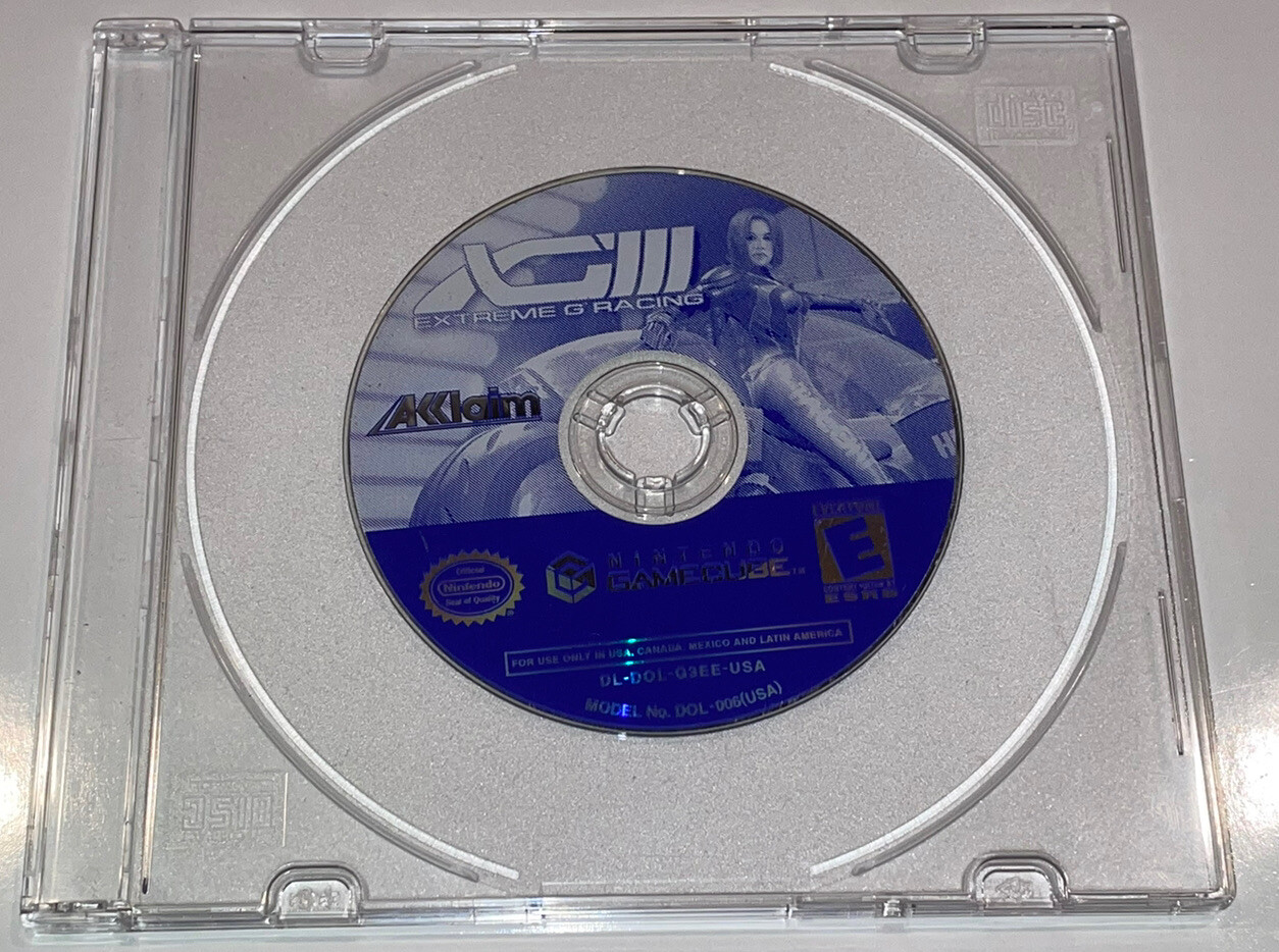 Extreme G Racing XG3 Nintendo Gamecube Disc Only Tested Working Fast ...