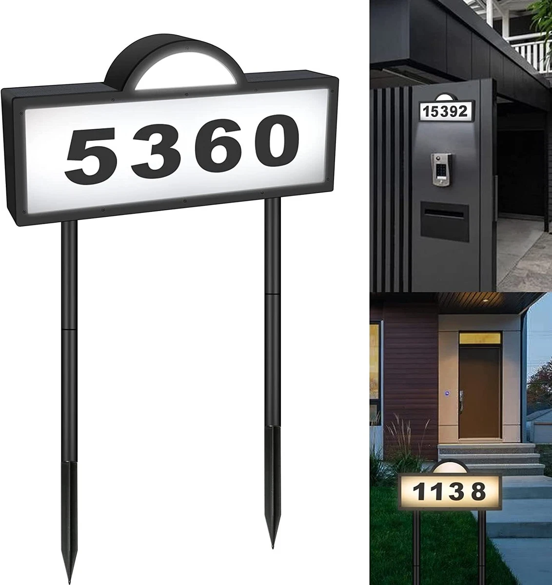Lighted Street Numbers