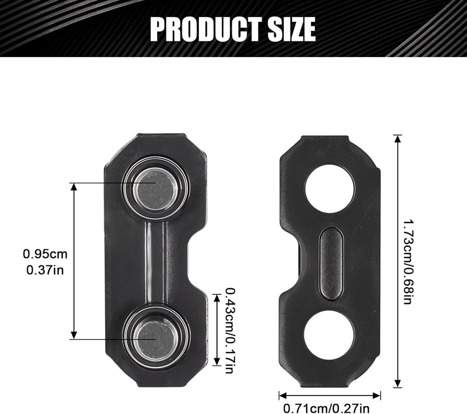 5PCS 3/8" Chainsaw Master Chain Repair Links Connector Kit Stainless ...