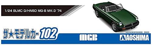 Aoshima 1/24 The Model Car 102 BLMC G/HN5D MG-B MK-3 1974 Plastic Model ...