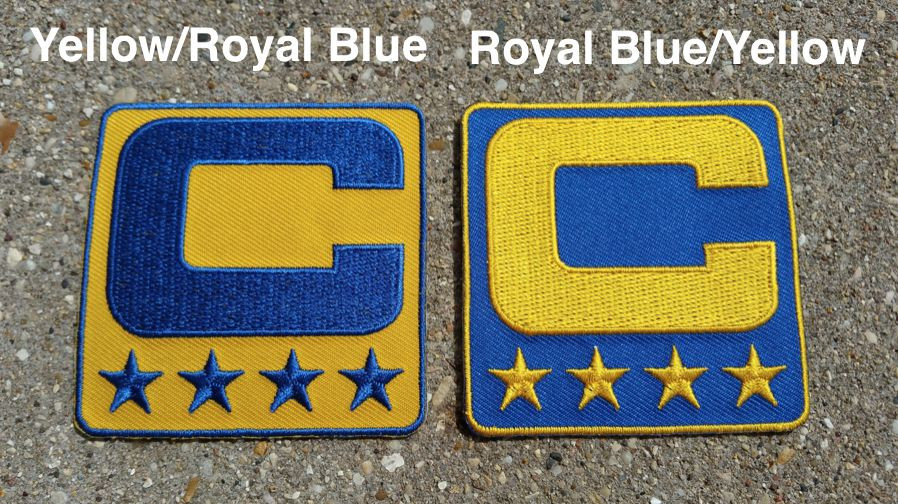 Captain C Patch for Jersey Football Soccer Baseball Hockey Lacrosse ...
