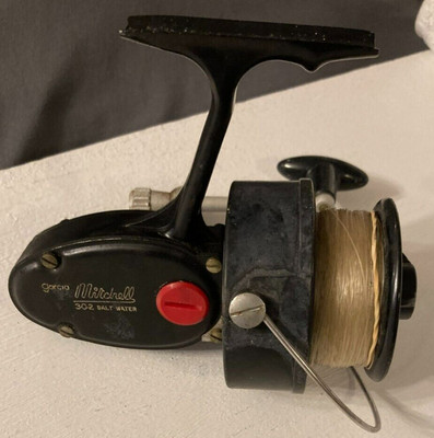 Spinning Reels - Vintage Garcia Mitchell 302 Salt Water