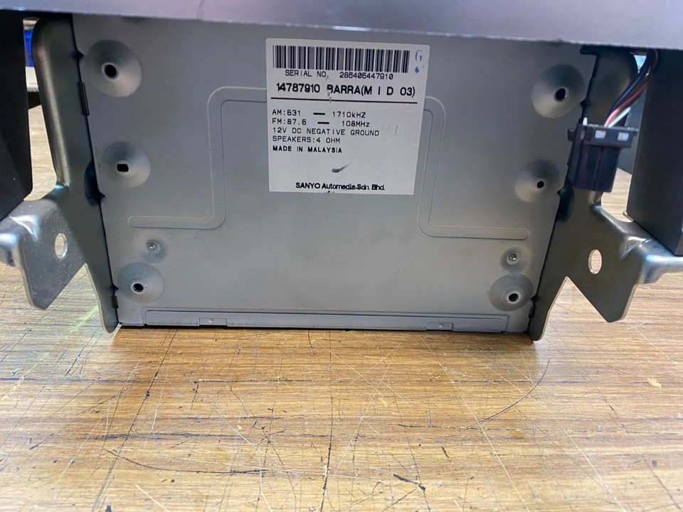 Ford Falcon BA BF XR6 Single Zone XR6 6 Stacker CD ICC Stereo Head Unit ...