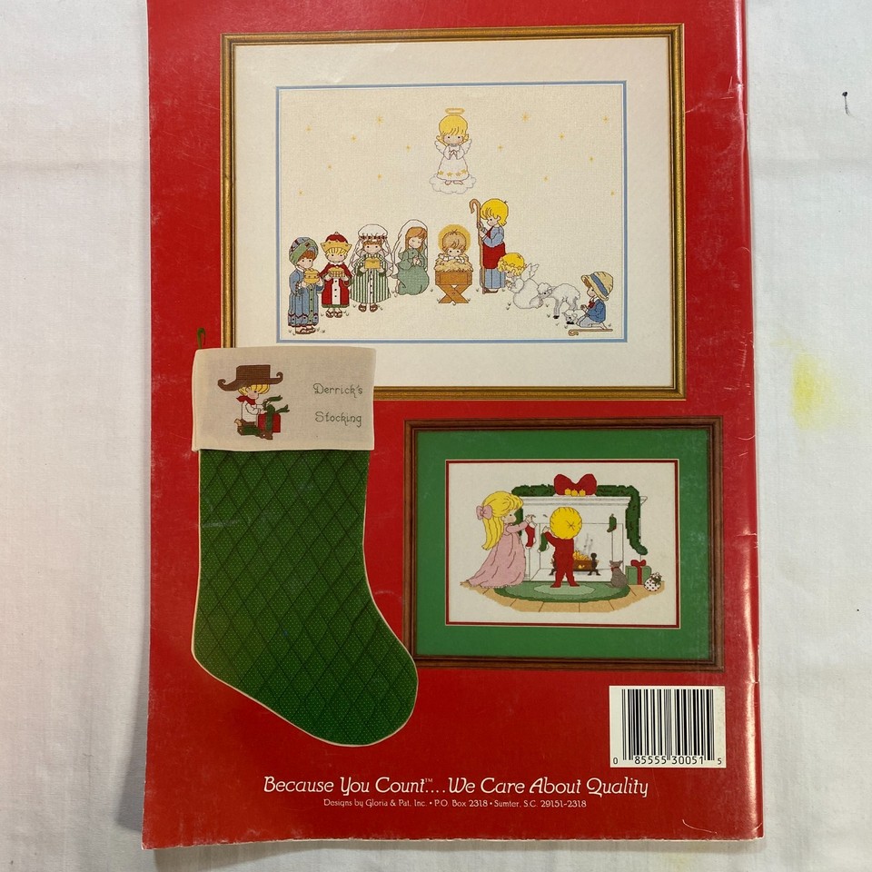 Christmas Cross Stitch Pattern Book Gloria & Pat Book 51 Joan Walsh ...