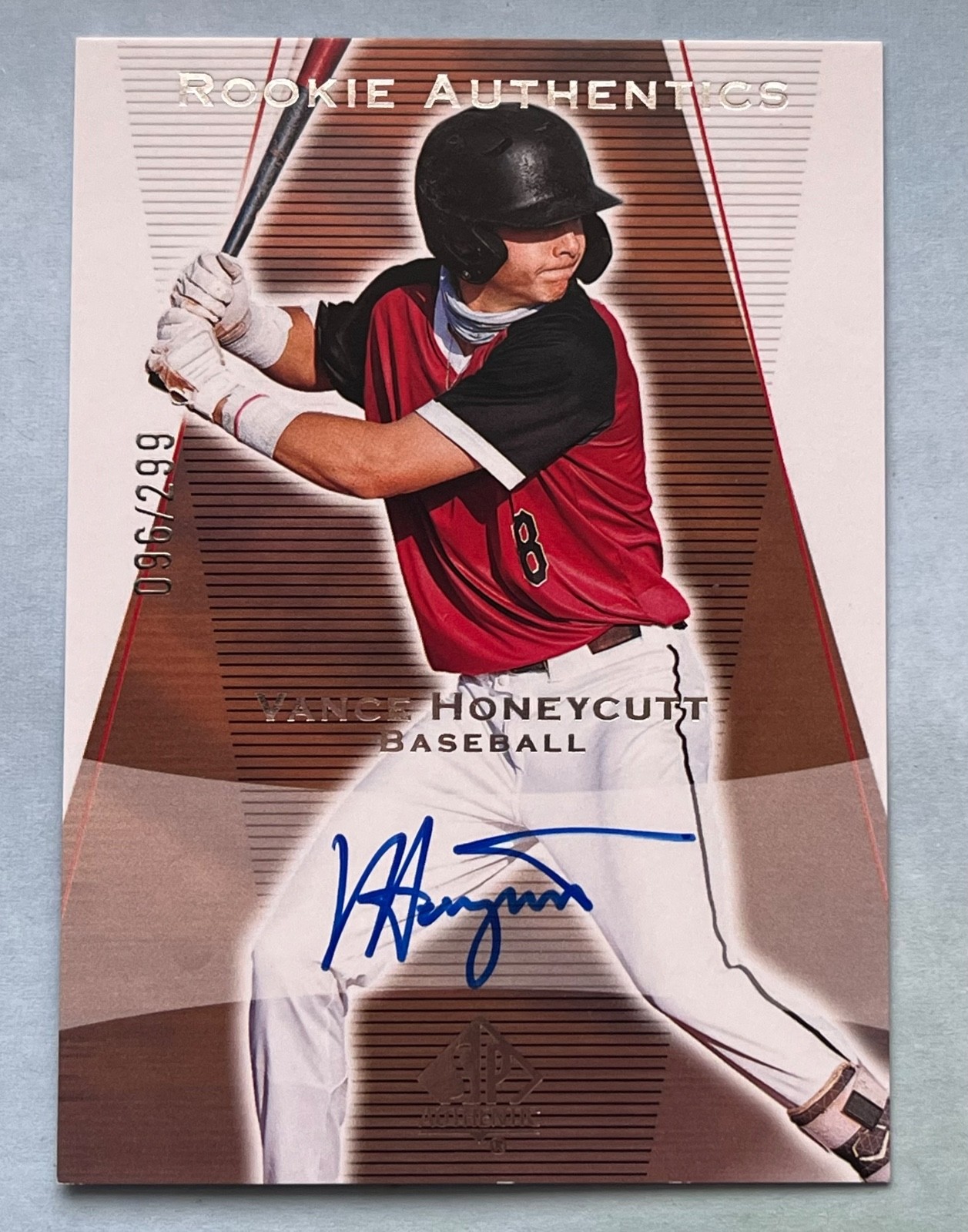 VANCE HONEYCUTT 2024 SP AUTHENTIC '03-04 ROOKIE AUTHENTICS AUTOGRAPH ...