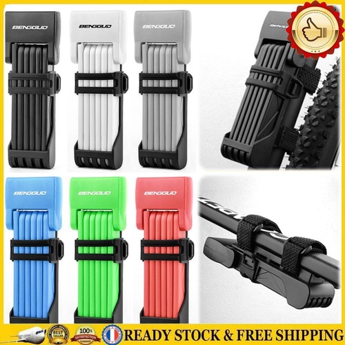 Bicycle Foldable Lock Anti-Theft Bike Chain Lock for Motorcycle Scooter ...