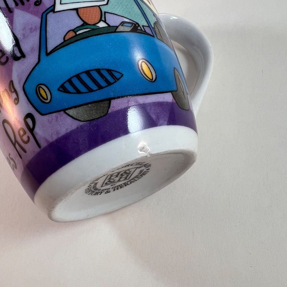 Sales Rep Coffee Mug Top Of The Range History & Heraldry Porcelain Only ...