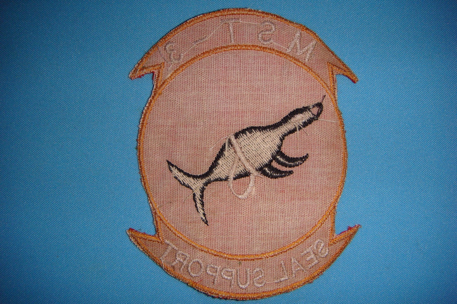 VIETNAM WAR PATCH, US NAVY MOBILE TEAM MST-3 SEAL SUPPORT AT NHA BE ...