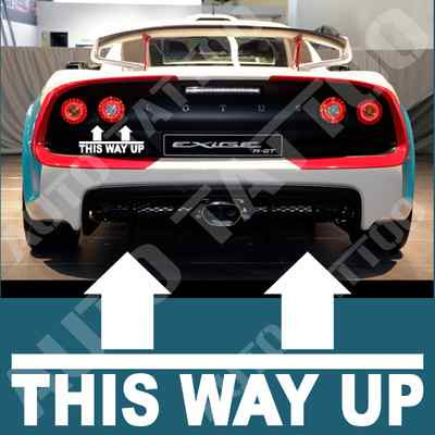 THIS WAY UP DECAL STICKER 200mm RALLY DRIFT JDM EDM MOTORSPORT DECALS ...