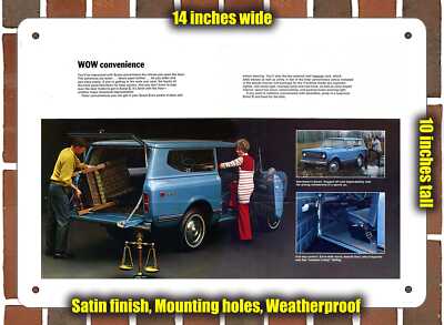 Metal Sign - 1972 International Scout (Sign Variant #5) | eBay