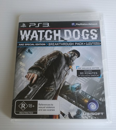 Watch Dogs PS3 Game PlayStation Region 4 GC | eBay Australia