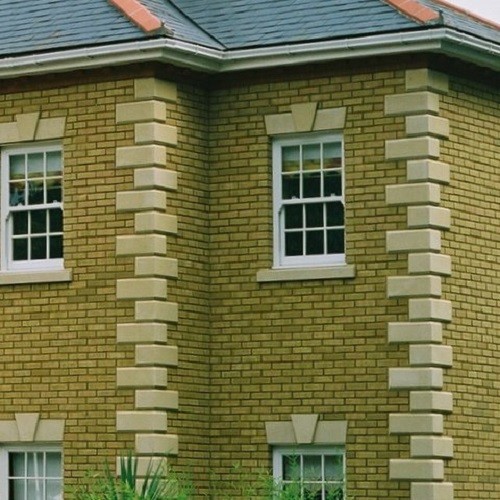 Brick And Stone Facade Quoin Corbels, Keystones And Quoins All Add