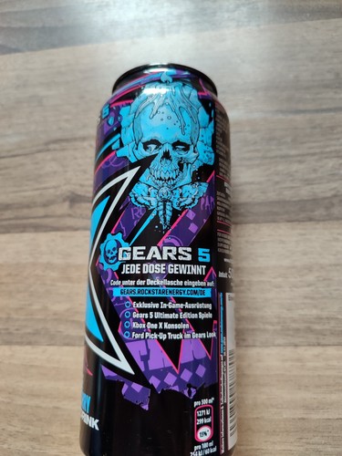 Rockstar Blue Raspberry Gears 5 DEL Energy Voll Full Drink 500ml Can ...