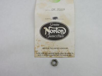 06-7508 NOS Norton Valve Adjuster Nut Y202g | eBay