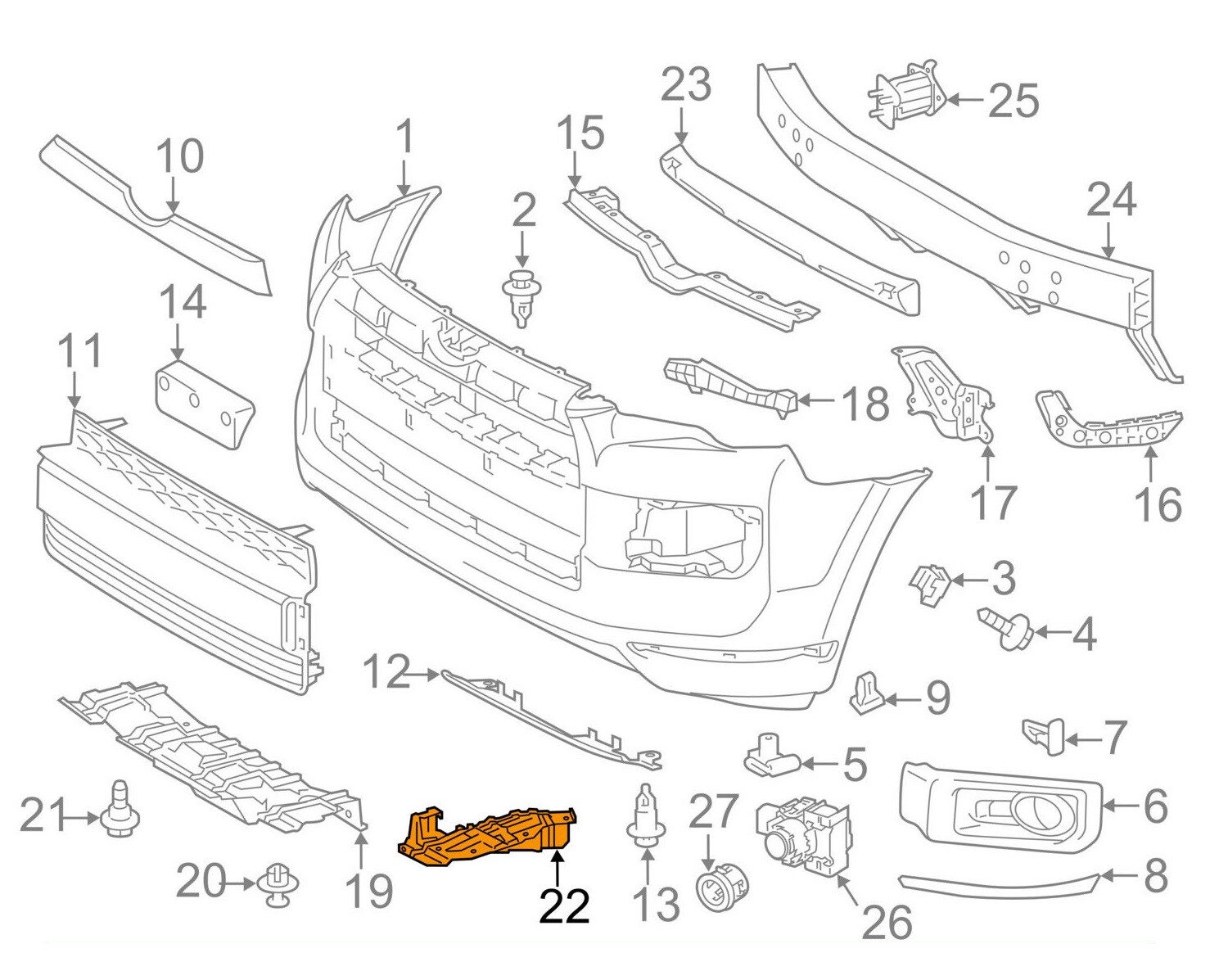 Genuine OEM Front Passenger Right Brake Air Duct For Toyota 5328635030 ...