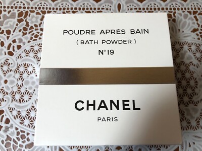 300g CHANEL No 19 Bath Powder Body Powder New Boxed | eBay