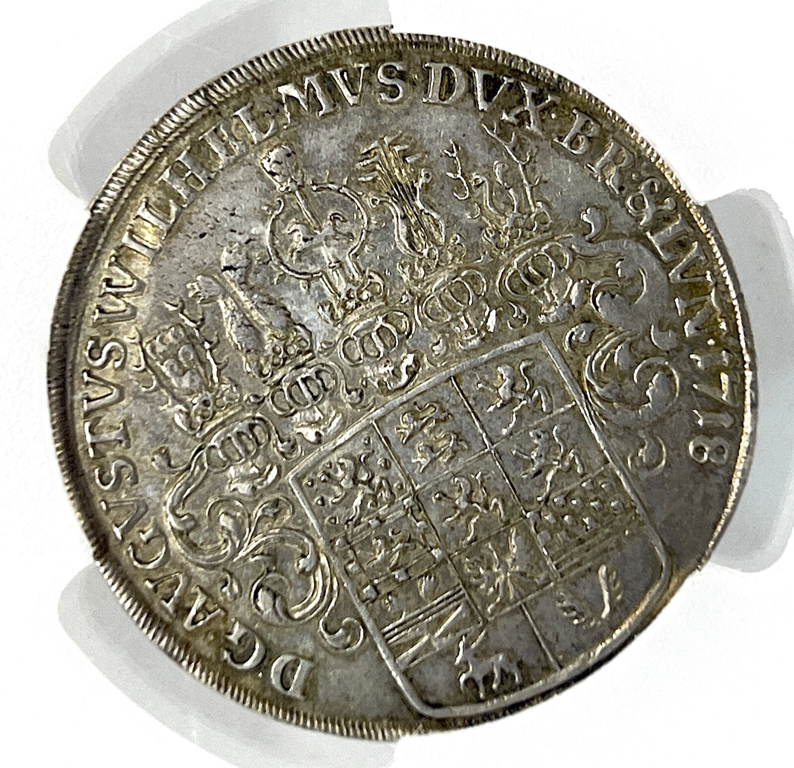 German State Brunswick-Wolfenbuttel 1718 Taler Coin Thaler PCGS MS 62 ...