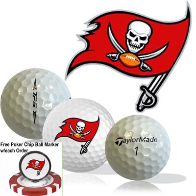 NFL Tampa Bay Buccaneers • Golf Balls 12 pack • TaylorMade TP5 ...