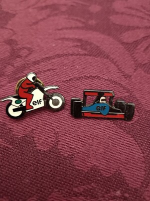 Pin's Pins Pin Enamel 17 Lot De 2 Pin's F1 Formule 1 "Elf" | eBay