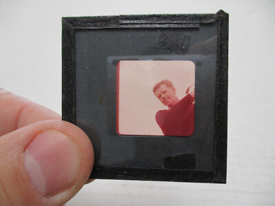 Vintage 1960's-70's John Schlee Golfer PGA Negative Glass Slide 2 ...