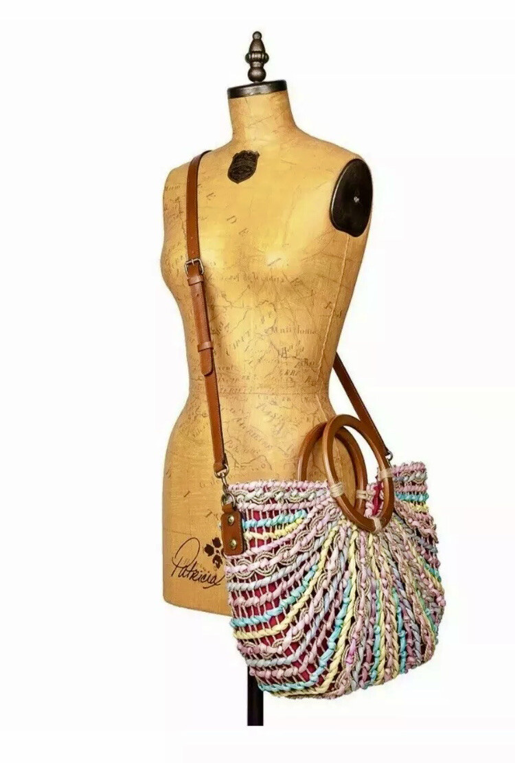 New Patricia Nash Lesa Pastel Multi Bag (Store Return) - Gem