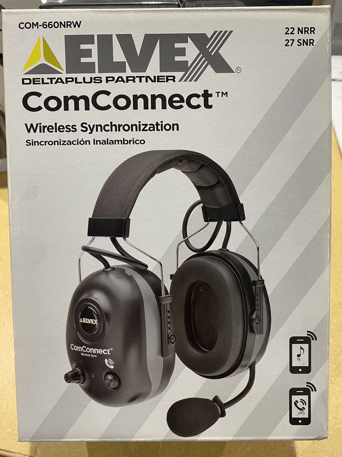 Elvex Comconnect Bluetooth Electronic Earmuffs Wireless Synchronization ...