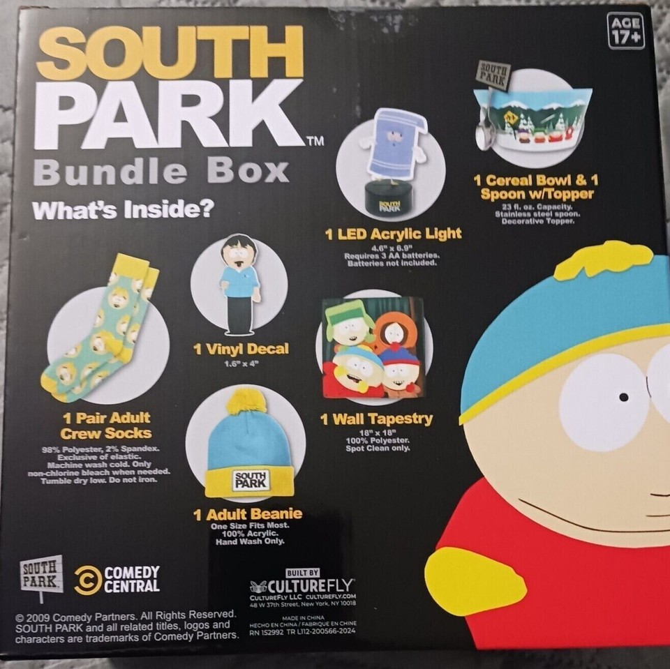 Super RARE Culturefly South Park Bundle Box 7 South Park Items You've ...