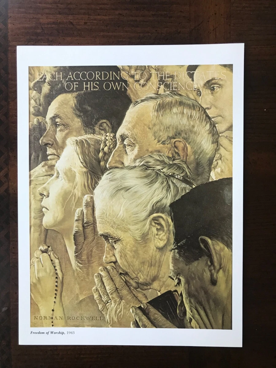Freedom Of Worship Norman Rockwell