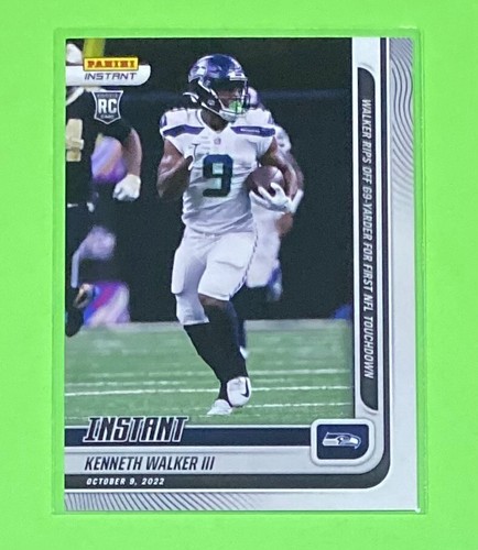 2022 Panini Instant Kenneth Walker III ROOKIE CARD 1/248 SP Seahawks ...