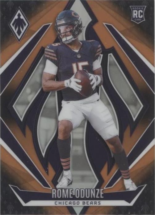 2024 Panini Phoenix - Rookies Rome Odunze #236 Orange Fade (RC) for ...