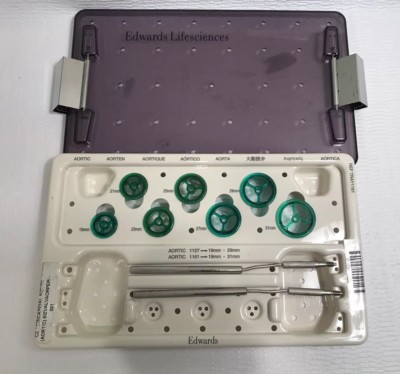Edwards Life Sciences Aortic Sizers Tray Ref 1161 19mm 21mm 23mm 25mm ...