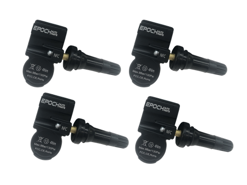 Set 4 TPMS Tire Pressure Sensors 433Mhz Rubber fits 17-22 Volkswagen ...